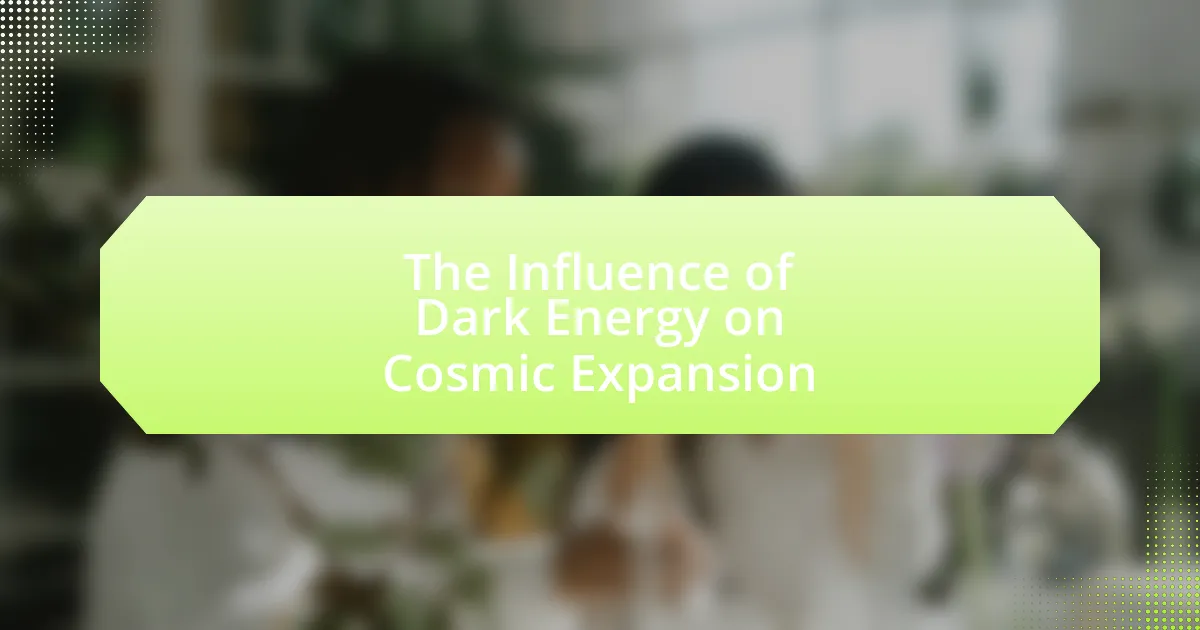 The Influence of Dark Energy on Cosmic Expansion • thescienceandspace.com