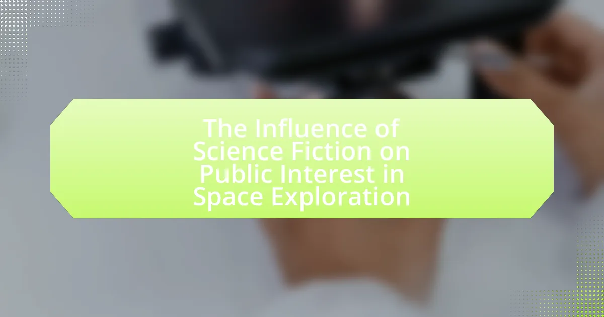 The Influence of Science Fiction on Public Interest in Space ...